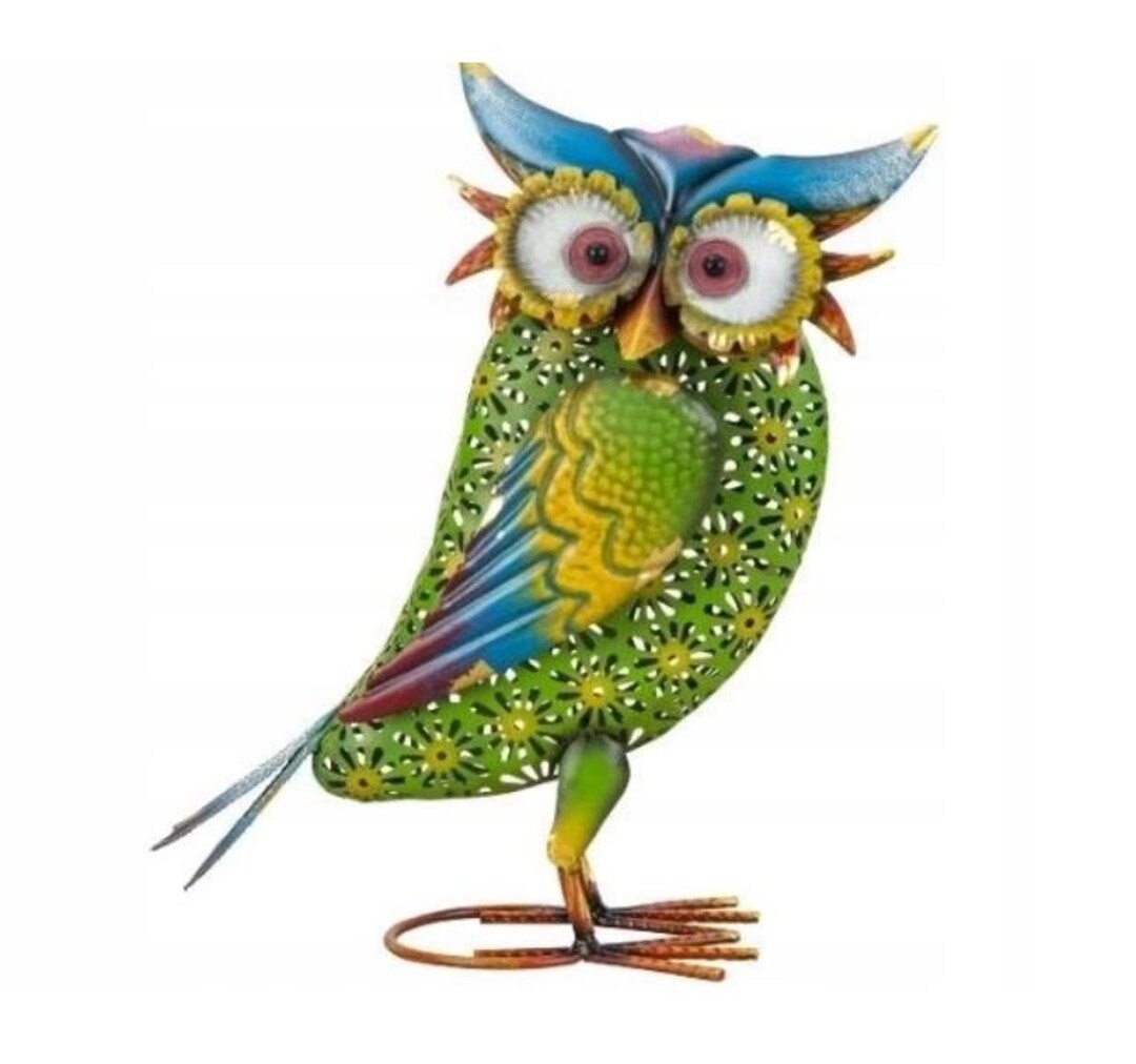Metal Owls Garden/home Decor,metal Sculpture Owls,farm House,varnished ...