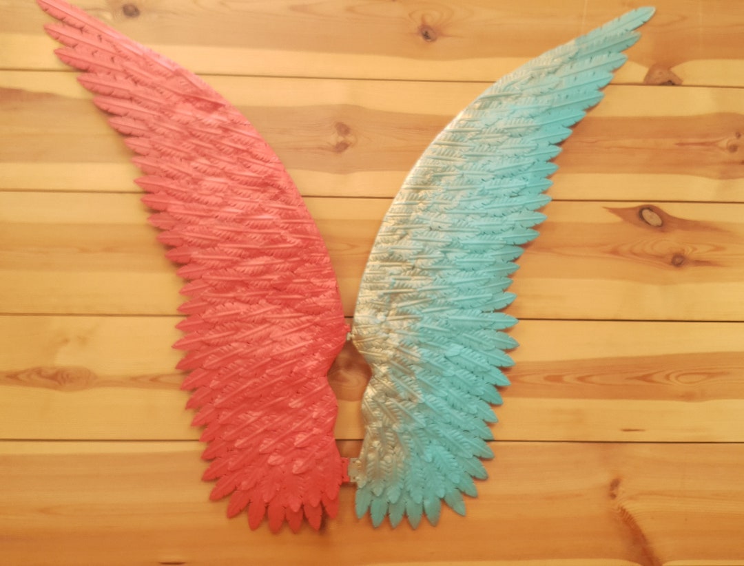 Extra Large Angel Wings Wall Decoration Metal Art,wall Sculpture ,color ... Extra Large Angel Wings Wall Decoration Metal Art,wall Sculpture ,color ...