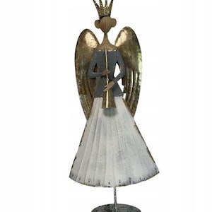 Metal Angel Christmas Decoration,modern Angel Figurine 80 Cm/ 31,49" - Etsy