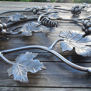 Vine Twig With Grape Craft Work Steel Art,large Exclusive Decoration ...