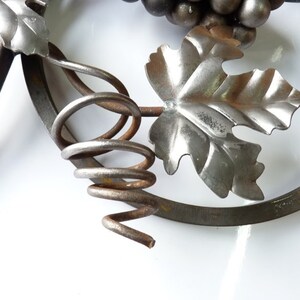 Forged Elements Rosette of Grapes ,vine Twig With Grape Craft Work ...