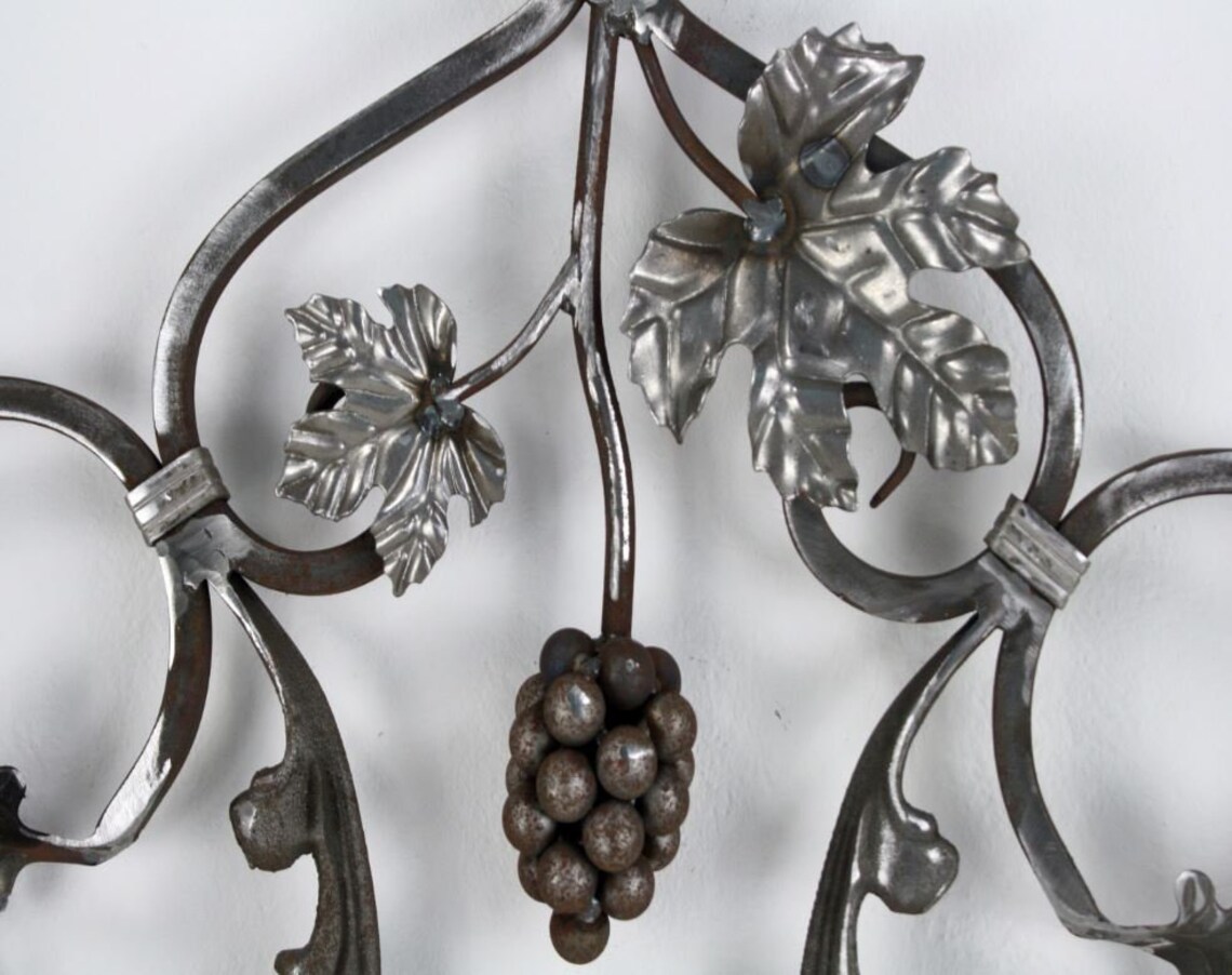 Steel Grape Steel Wall Decor Grape Sculpturelarge Heavy | Etsy