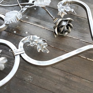 Wrought Iron Gate Valance for Wood Gates and Entry Tops,large Heavy ...