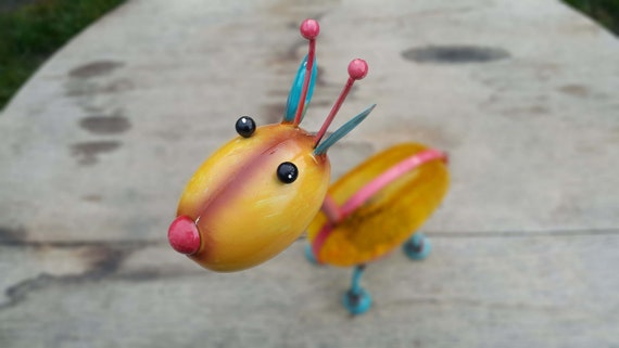 Giraffe With LED S Solar Panelmetal Garden/home Decor | Etsy