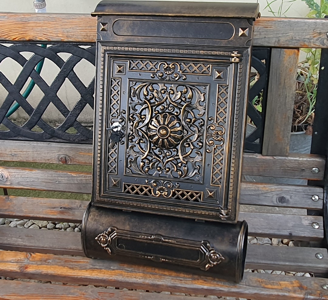 Stunning Retro Style Mailbox Wall Mounted,made of Solid Aluminum Cast ...
