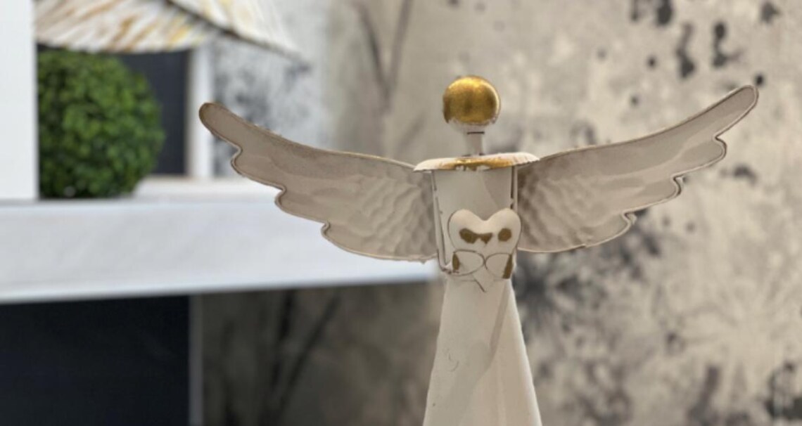 Metal Angel Christmas Decoration,modern Angel Figurine 51 Cm/ 20" - Etsy