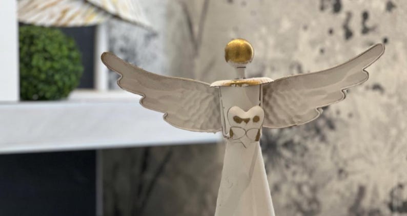 Metal Angel Christmas Decoration,modern Angel Figurine 51 Cm/ 20" - Etsy