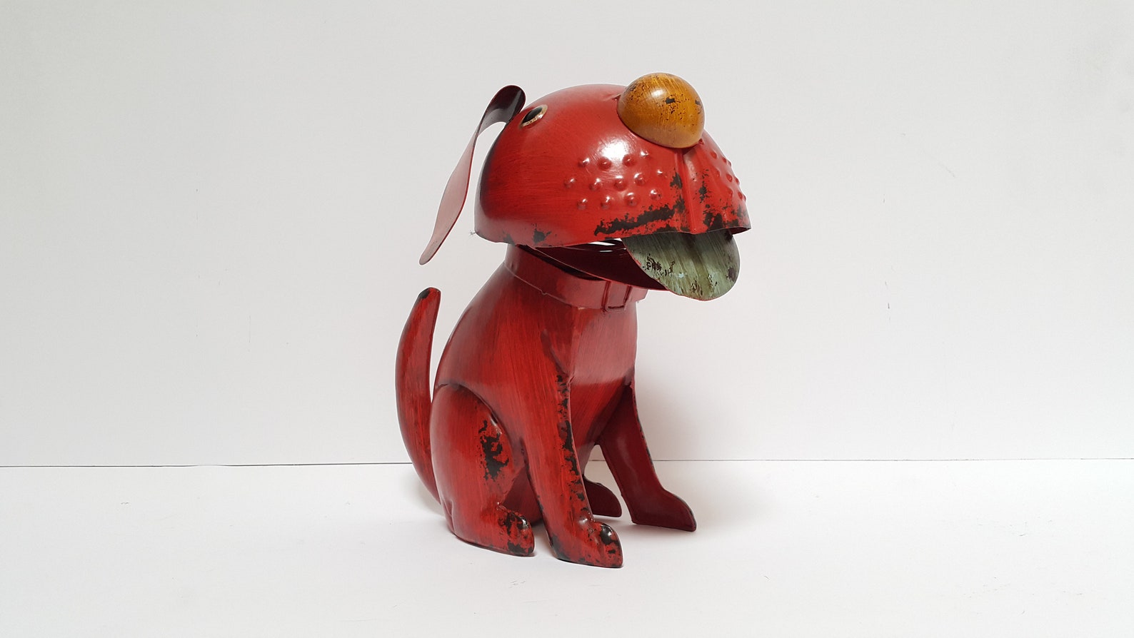 Head Dog Nodding Garden/home Decor,metal Sculpture Dog,farm House ...