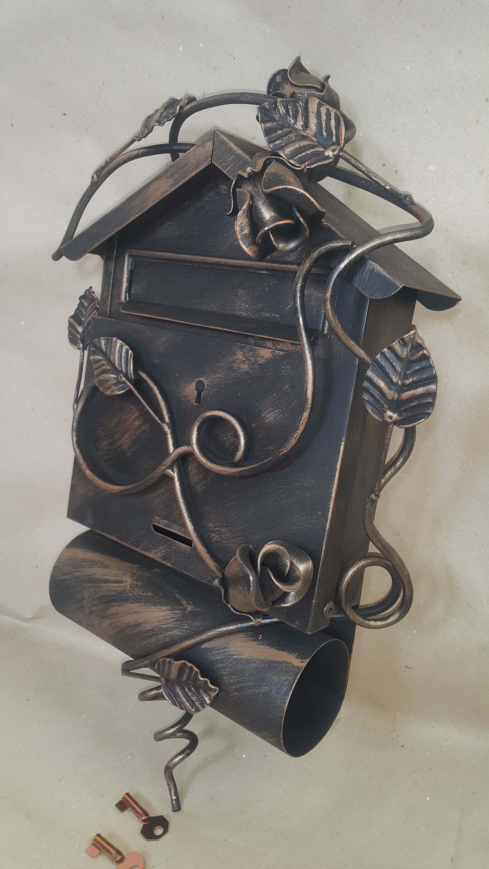 Handmade Metal Mailbox wall Mounted messenger Bag gallery | Etsy