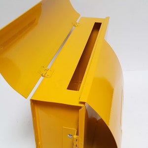 Yellow Letterbox Porthole Viewing Window Elegant and Modern Wall Mount ...