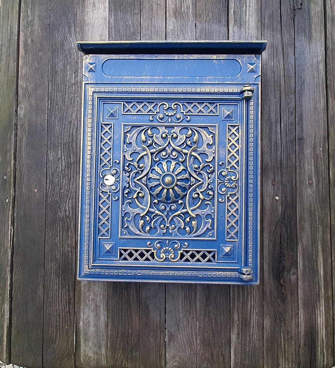 Stunning Retro Style Mailbox Wall Mounted,made of Solid Aluminum Cast ...