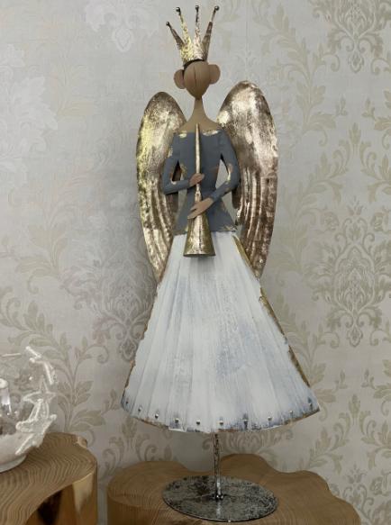 Metal Angel Christmas Decoration,modern Angel Figurine 80 Cm/ 31,49" - Etsy