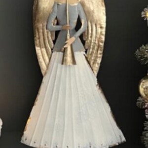 Metal Angel Christmas Decoration,modern Angel Figurine 80 Cm/ 31,49" - Etsy