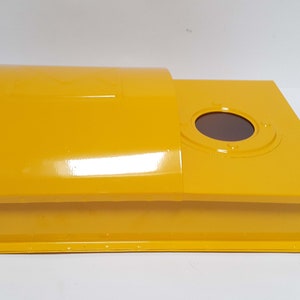 Yellow Letterbox Porthole Viewing Window Elegant and Modern Wall Mount ...