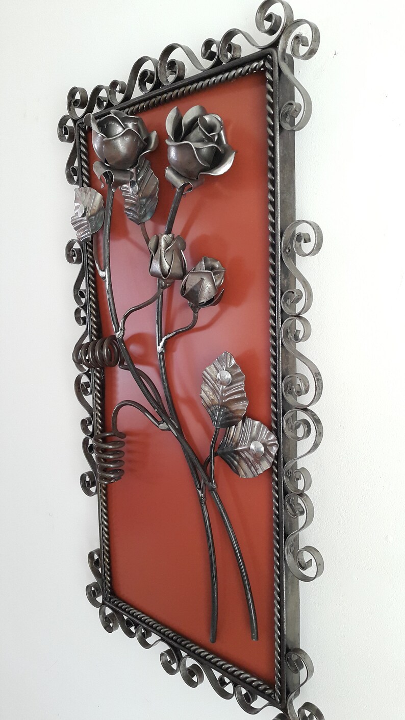 Bouquet of Roses Metal Artwork Flowers Sculpture Rose,metalartgallery ...