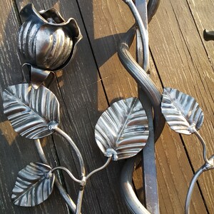 Bouquet of Roses Craft Work Steel Wall Art Sculpture Roses,unique Decor ...