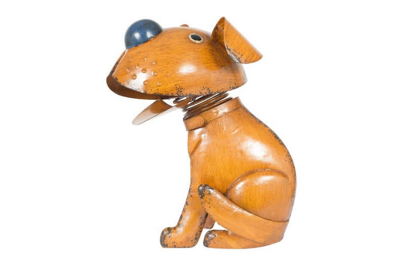 Head Dog Nodding Garden/home Decor,metal Sculpture Dog,farm House ...