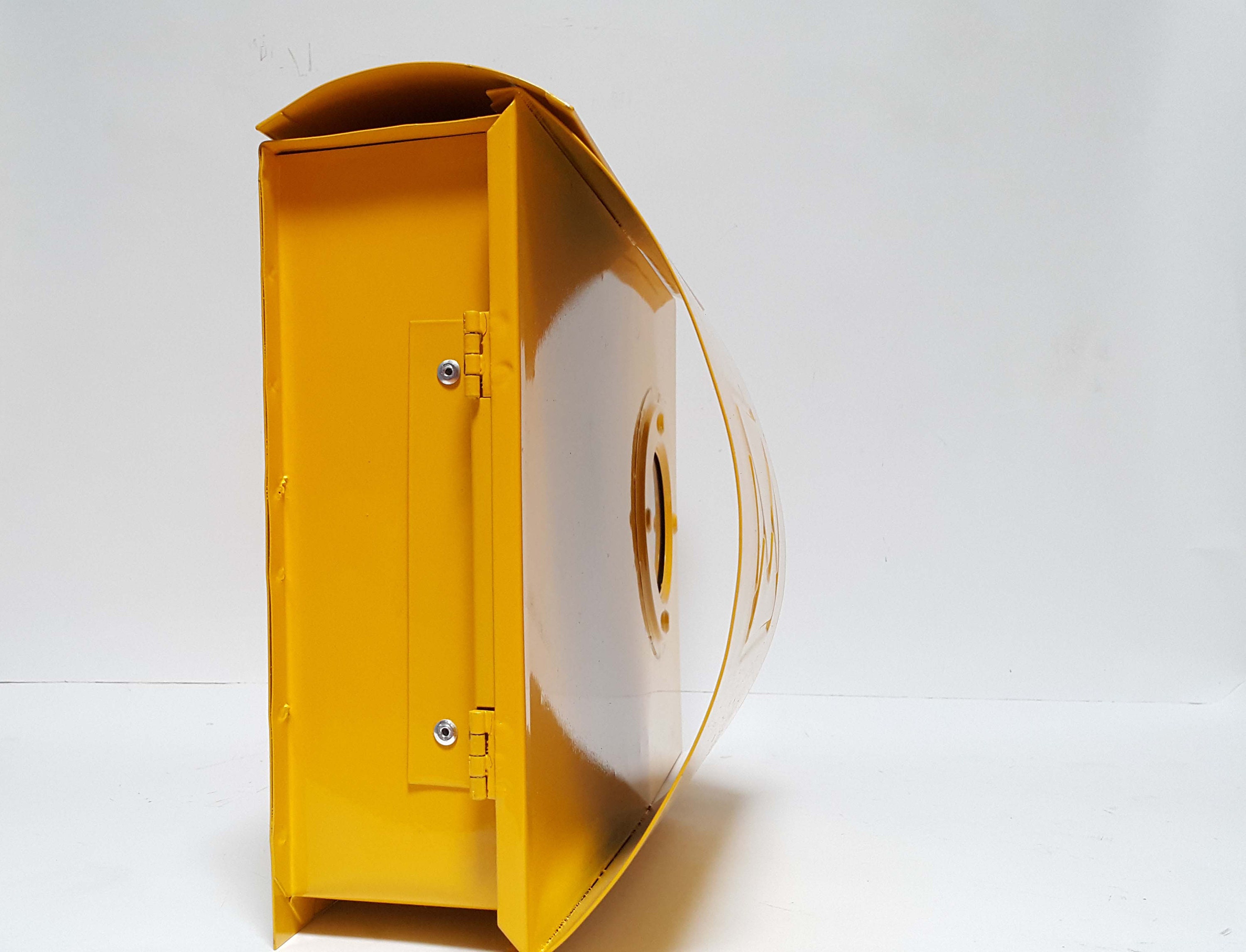 Yellow Letterbox Porthole Viewing Window Elegant and Modern Wall Mount ...