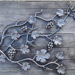Vine Twig With Grape Craft Work Steel Art,large Exclusive Decoration ...