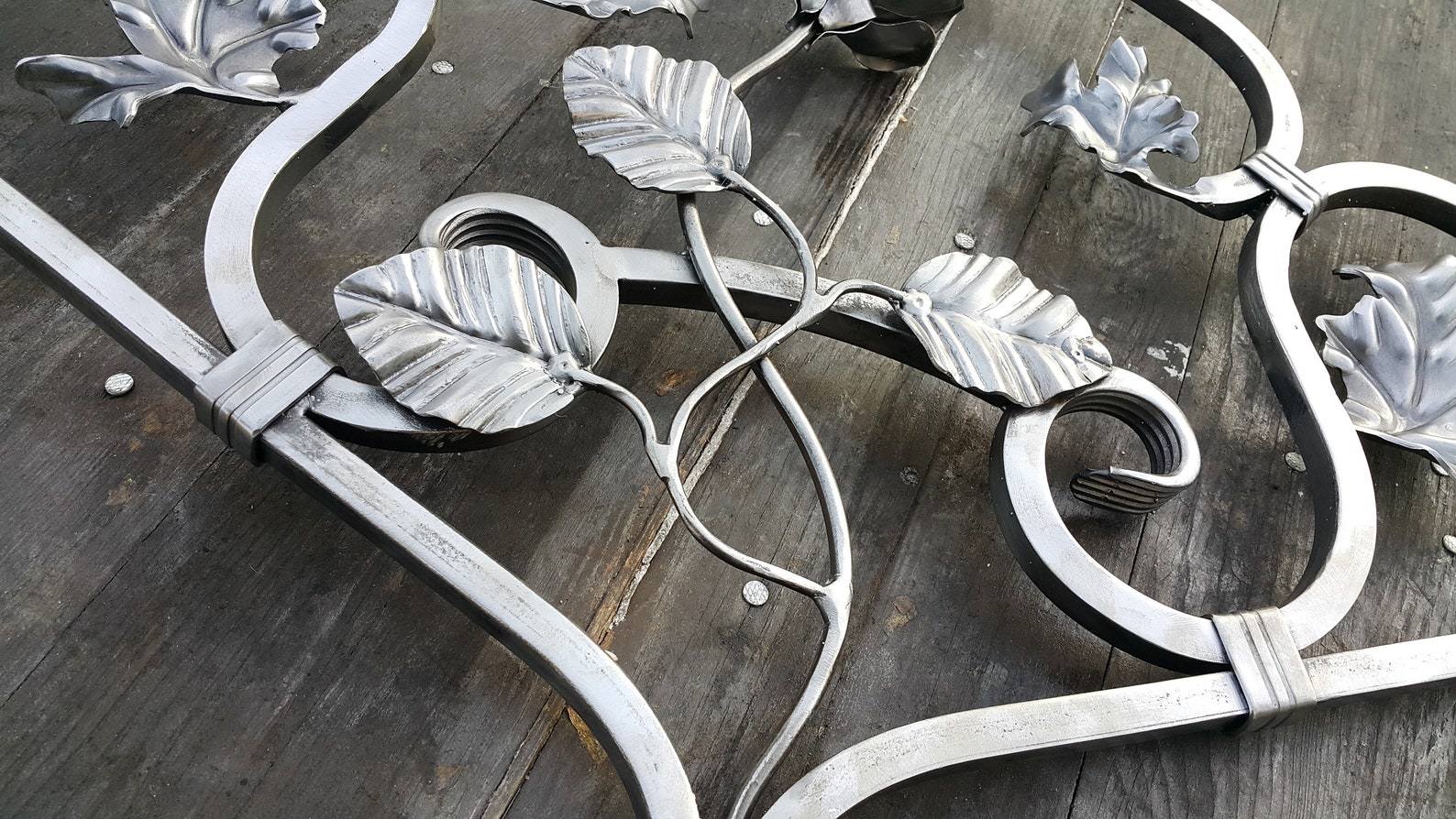 Wrought Iron Gate Valance for Wood Gates and Entry Tops,large Heavy ...