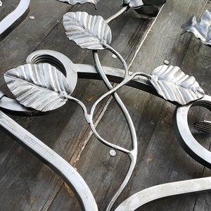 Wrought Iron Gate Valance for Wood Gates and Entry Tops,large Heavy ...