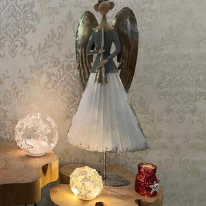 Metal Angel Christmas Decoration,modern Angel Figurine 80 Cm/ 31,49" - Etsy