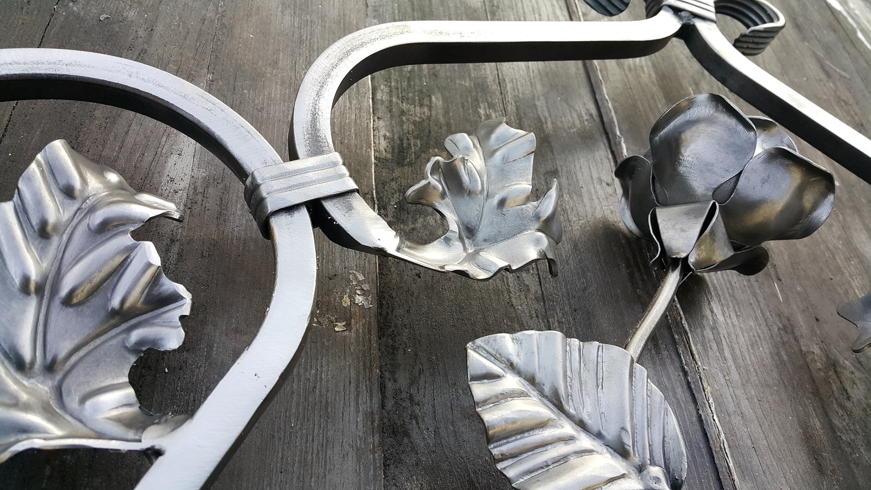 Wrought Iron Gate Valance for Wood Gates and Entry Topslarge - Etsy