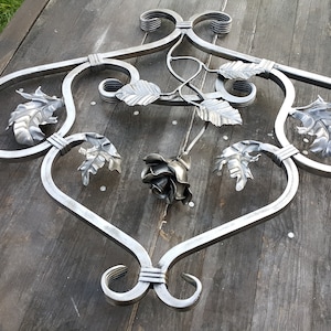 Wrought Iron Gate Valance for Wood Gates and Entry Tops,large Heavy ...