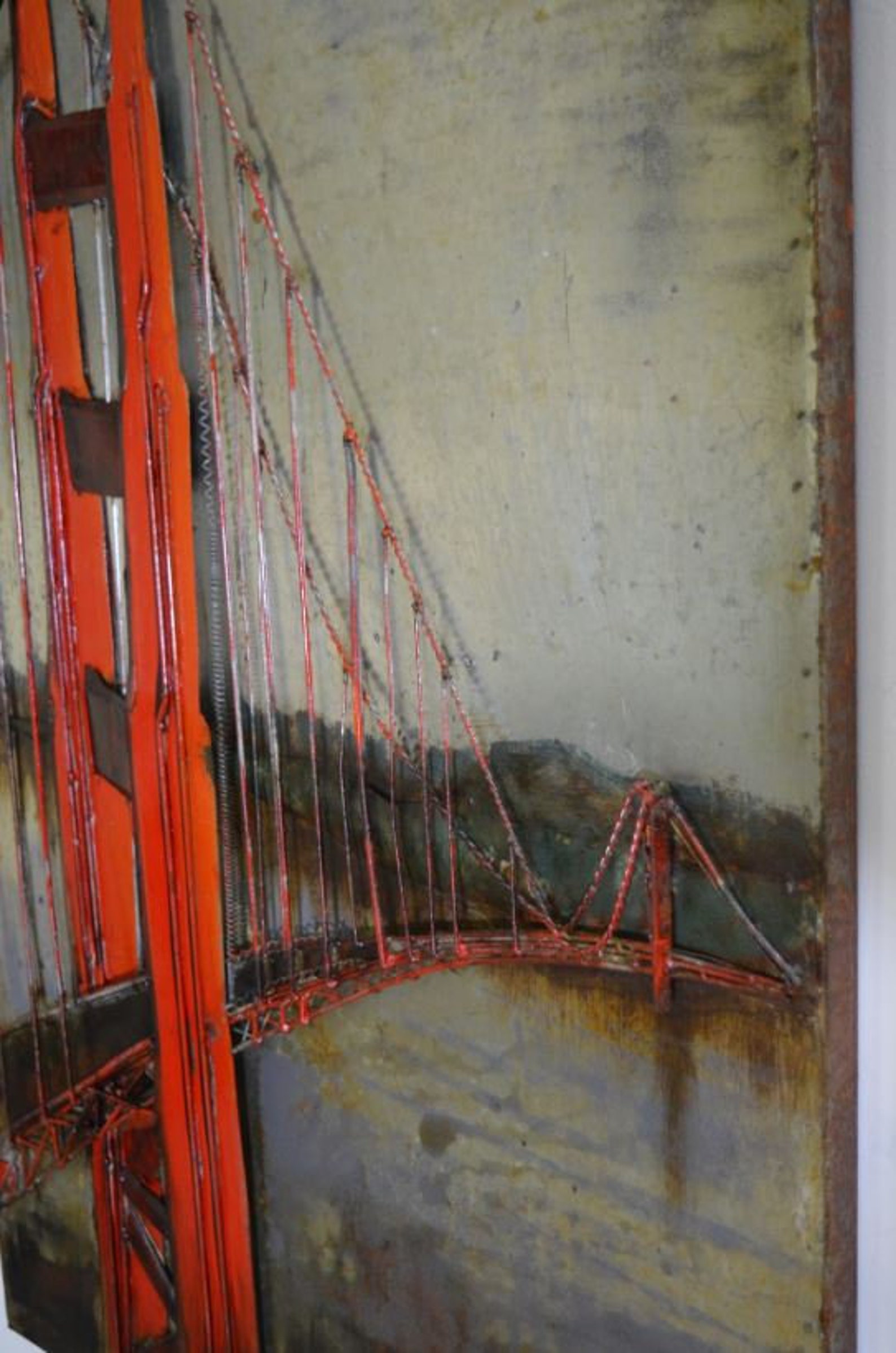 Golden Gate Bridge Metal Wall Art Sculpture 3D | Etsy