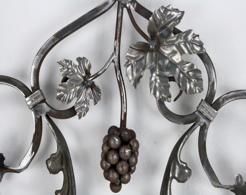 Steel Grape Steel Wall Decor Grape Sculpturelarge Heavy | Etsy
