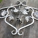 Wrought Iron Gate Valance for Wood Gates and Entry Tops,large Heavy ...