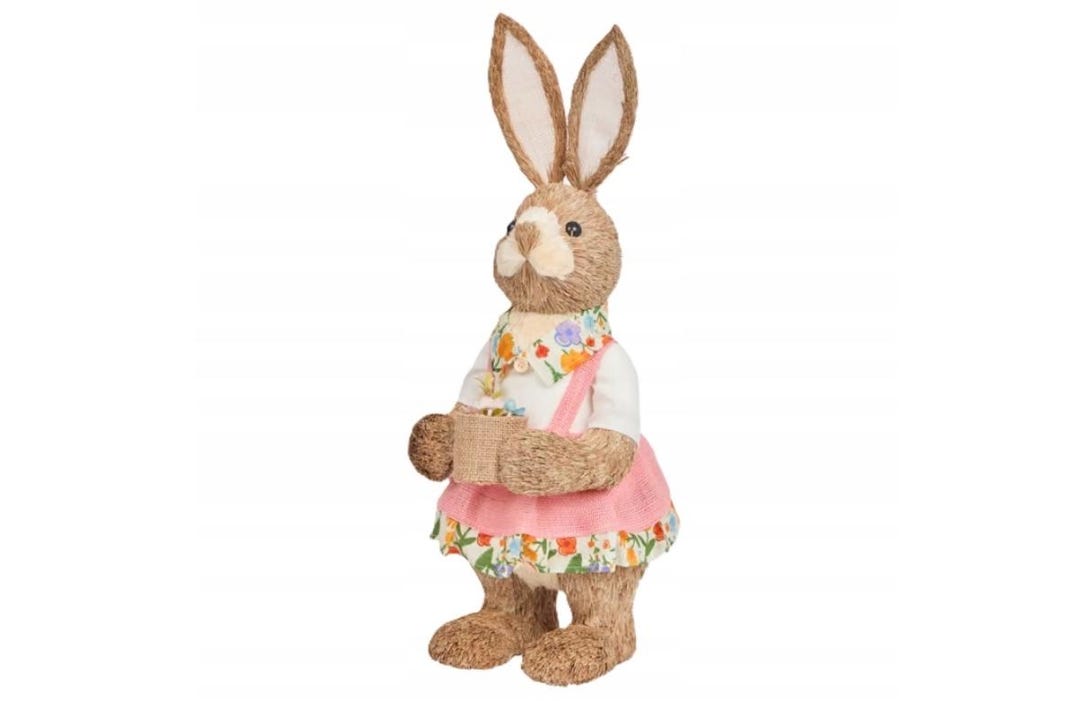 Large Straw Easter Bunny,decorative Bunny 58cm / 22.83 in Rabbit Statue ...