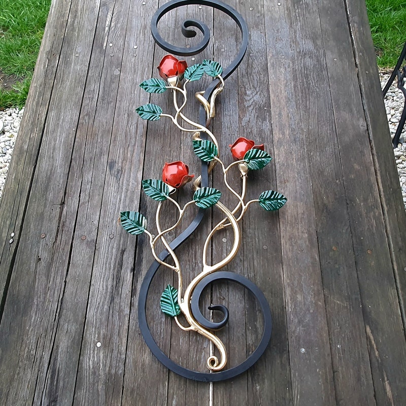 Metal Roses - Etsy