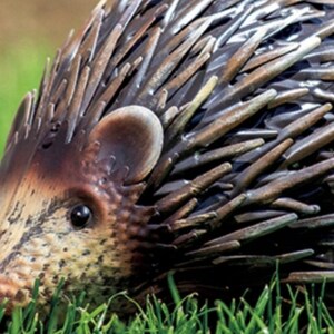 Hedgehog Metal Garden Figure,metal Animals Figurine,garden Sculpture ...