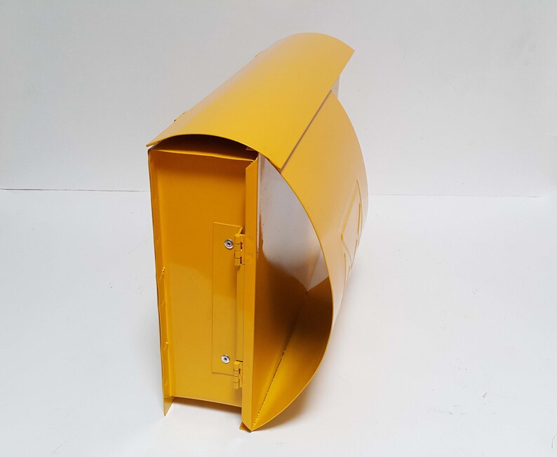 Yellow Letterbox Porthole Viewing Window Elegant and Modern Wall Mount ...
