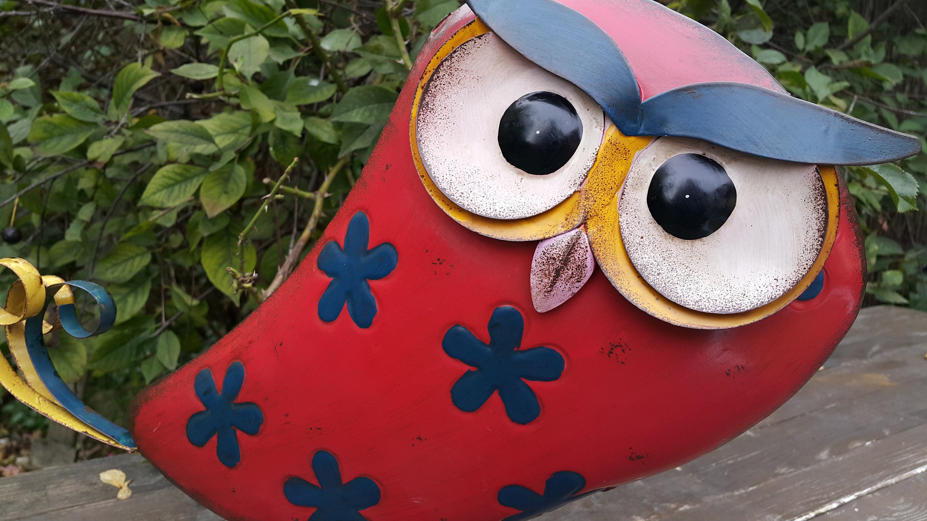 Metal Owls Garden/home Decormetal Sculpture Owlsfarm | Etsy