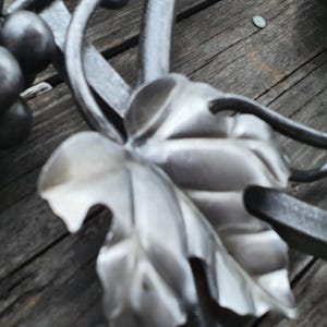 Forged Elements Rosette of Grapes ,vine Twig With Grape Craft Work Steel Art,metal Art Gallery ...