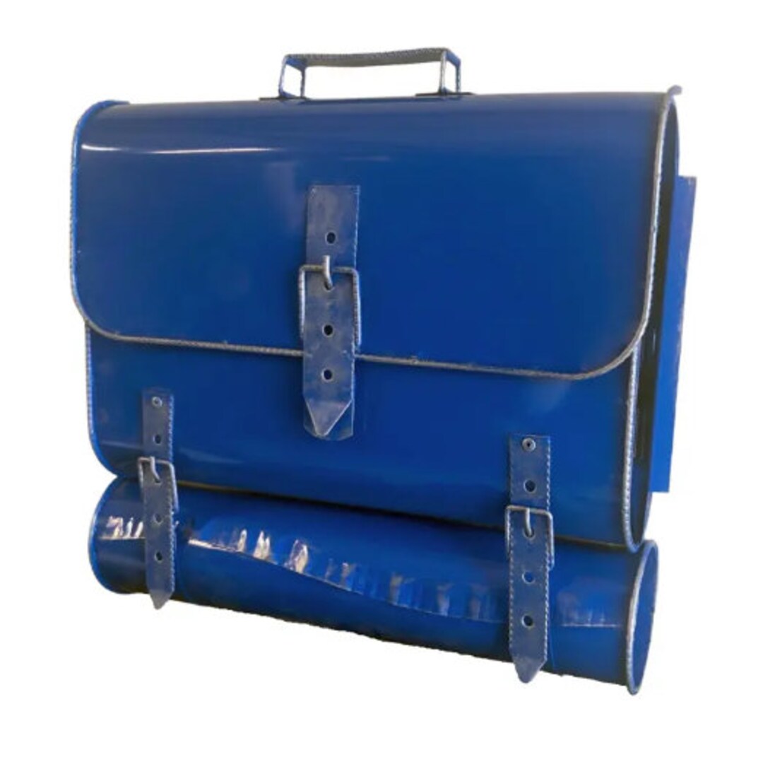 Beauty Blue or Black Wall Mount Mailbox,handmade Letterbox,unique ...