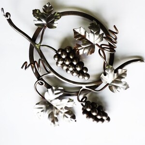 Forged Elements Rosette of Grapes ,vine Twig With Grape Craft Work ...