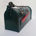 Green Mailbox Post Mounthandmade Forged Steel Roseart - Etsy