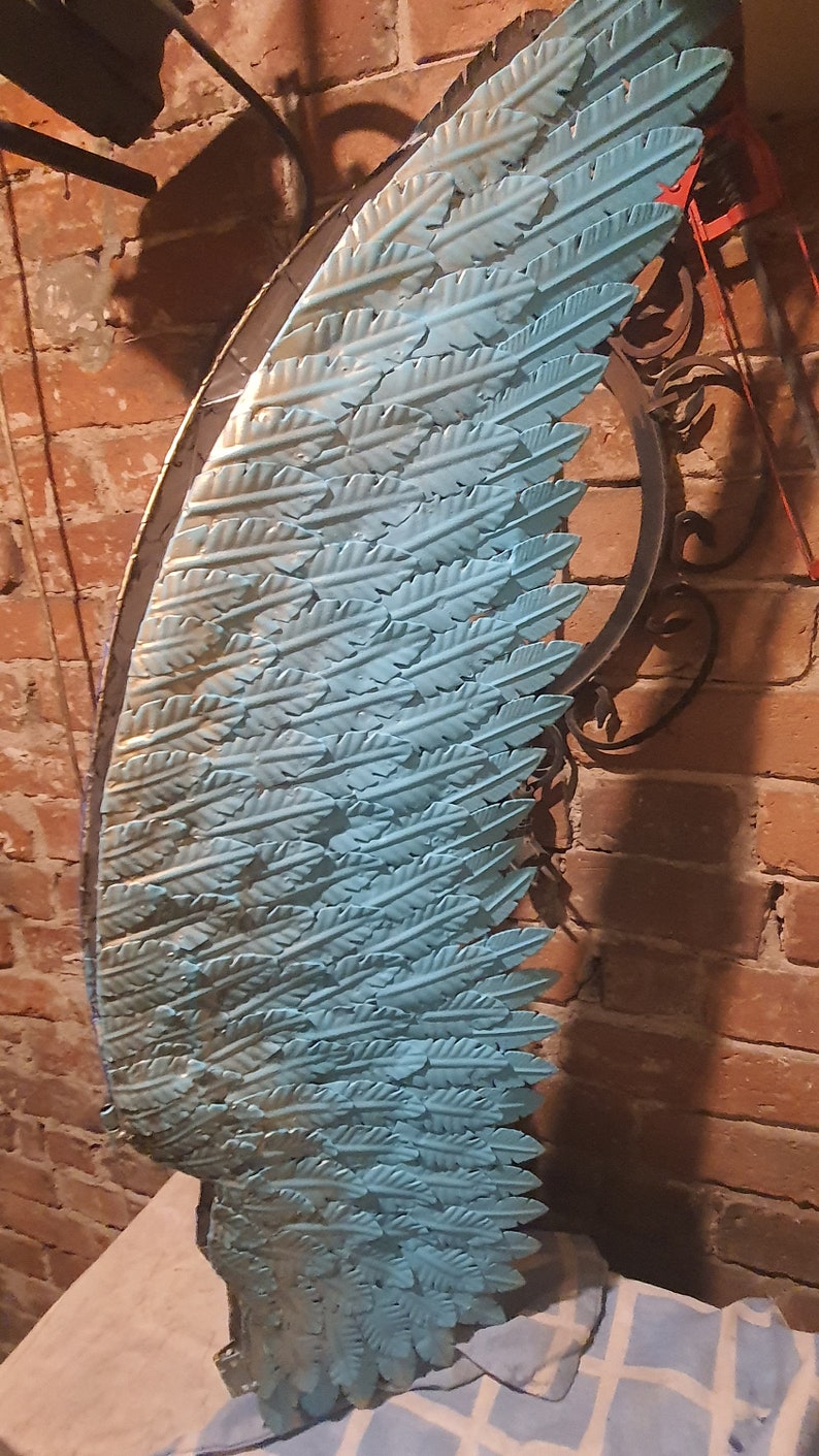 Extra Large Angel Wings Wall Decoration Metal Art,wall Sculpture ,color ...