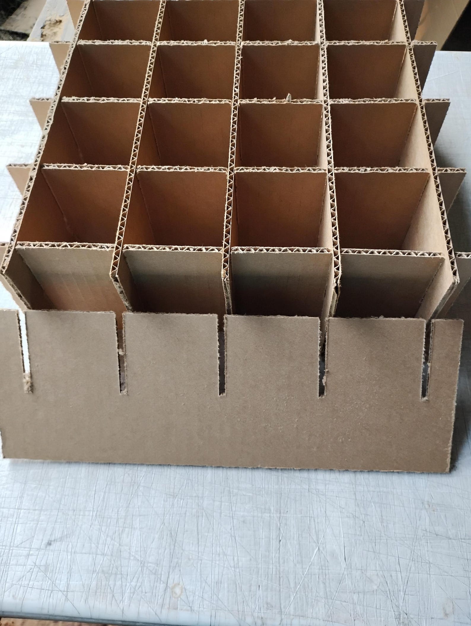 Cardboard Dividers 5 Sets 13 X 13 X 4 High 16 Cell A 13-4-05 - Etsy