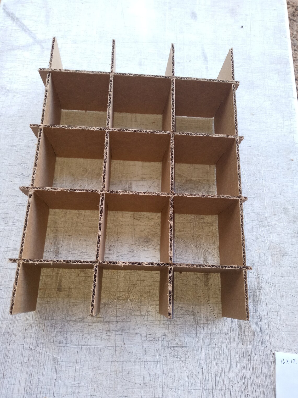 Cardboard Dividers 5 Sets 16 X 12 X 4 High 9 Cell A 16-4-04 & A 12-4-04 ...