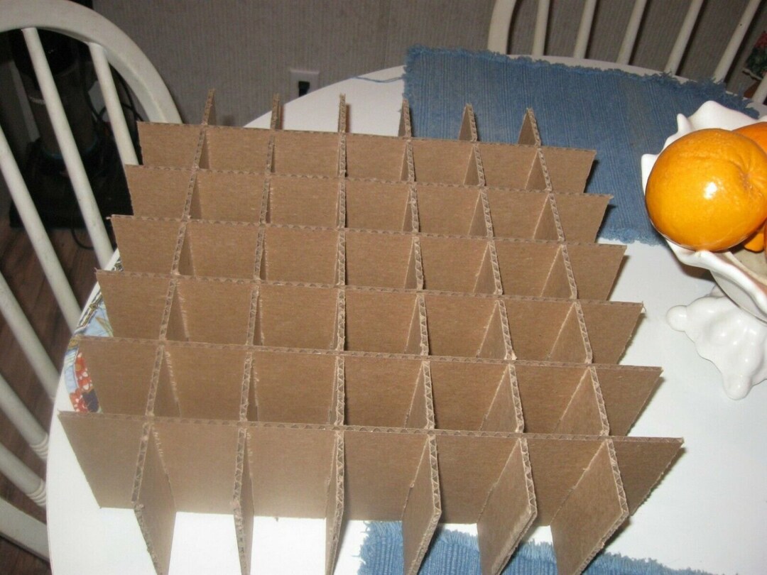 Cardboard Dividers 5 Sets 15 X 15 X 5 High 49 Cell B 15-5-06 - Etsy