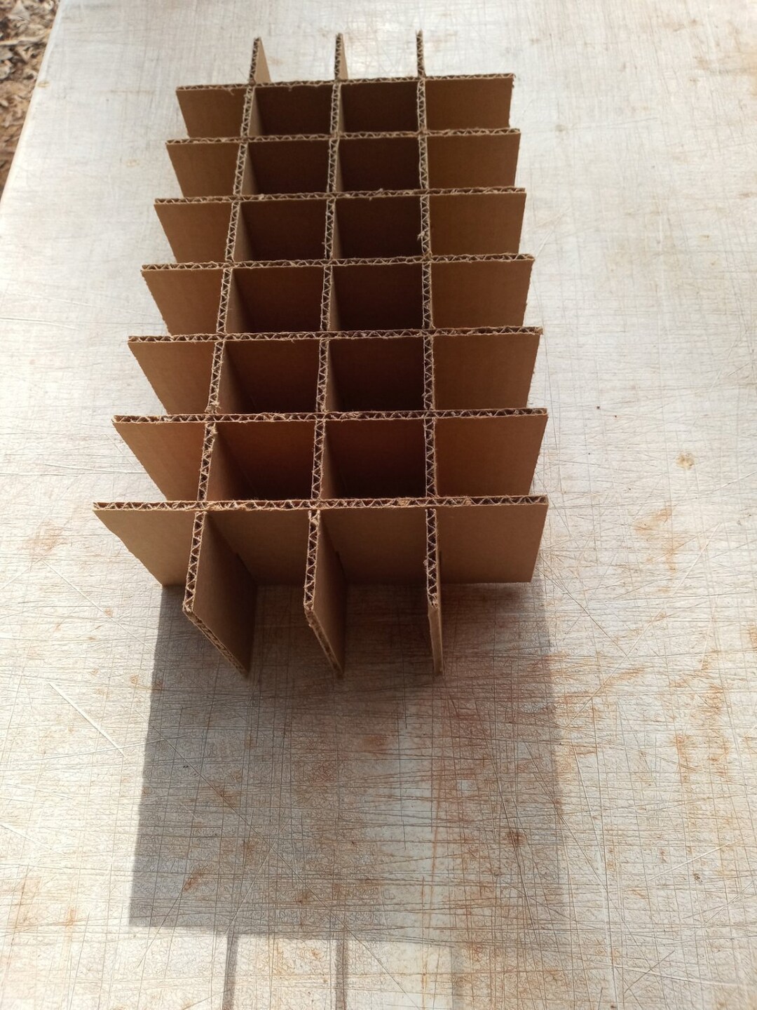 Cardboard Dividers 5 Sets 15 X 8 X 4 High 32 Cell B 15-4-07 & B 8 4-03 ...