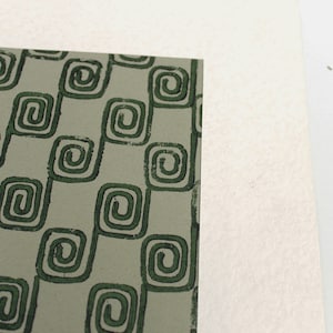 Art Deco Linocut, Sample Sheet, 1940s - Etsy