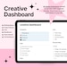 Creative Notion Dashboard for Creatives, Writing Space, Moodboard ...
