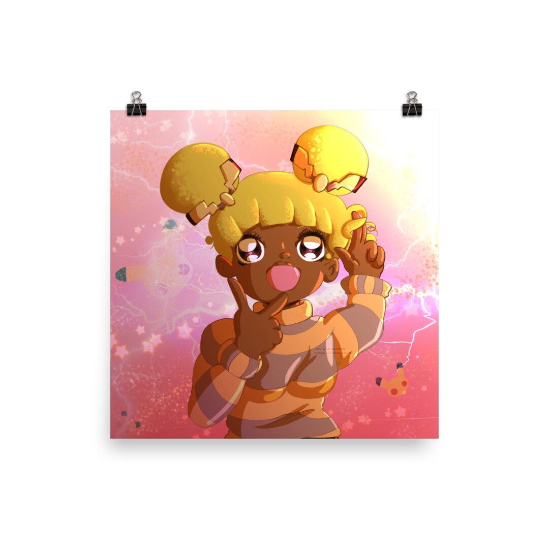 Pikayla Poster | Afro Black Girl, Black Woman Art, Black Girl Magic - Etsy