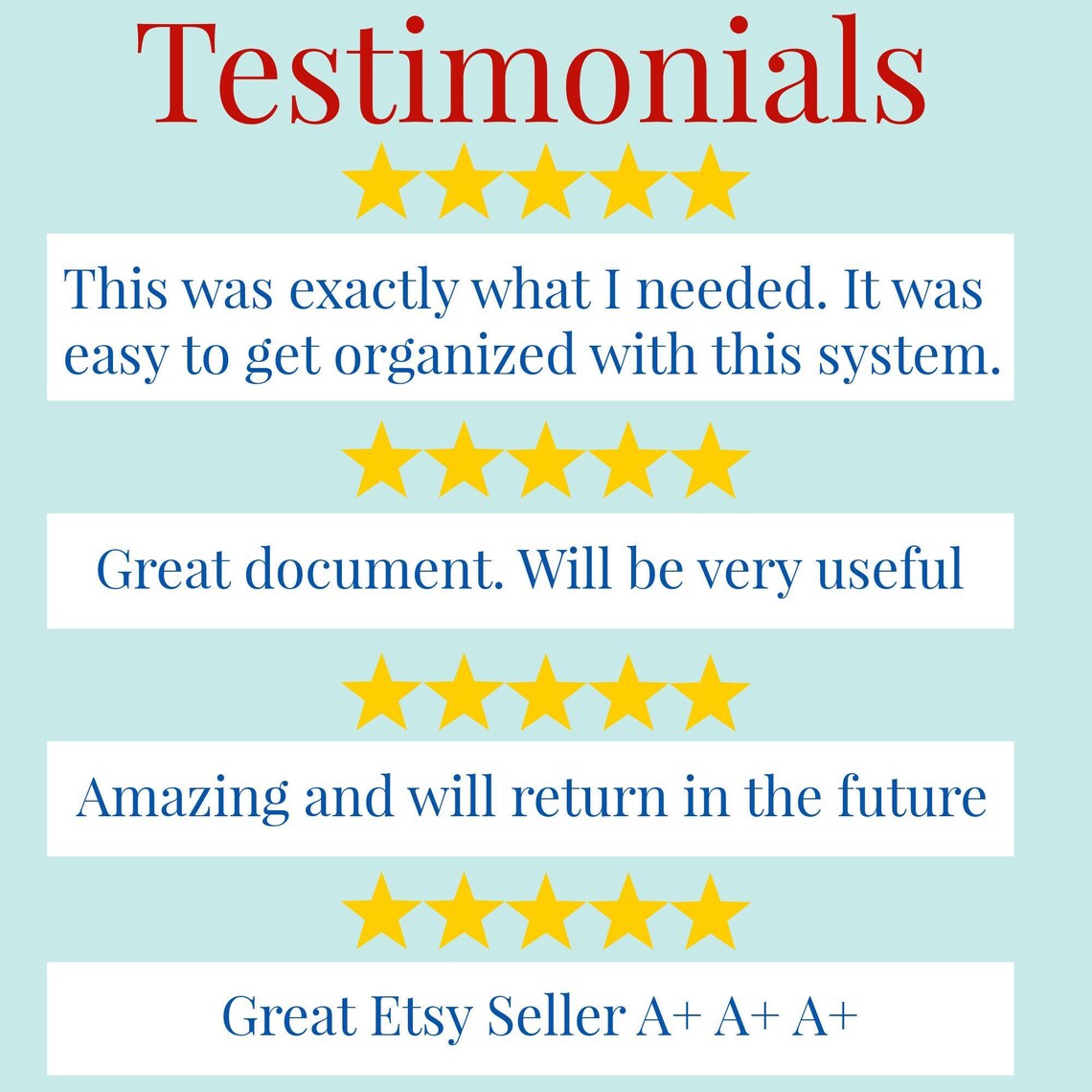 Productivity Tickler File System for Home Family Organization, Command ...