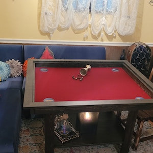 Board Game Table With Removable Topper - Etsy